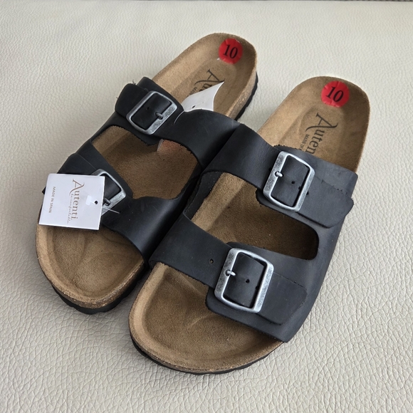 Autenti | Shoes | Nwt Autenti Mens Leather Sandals Made In Spain Eu ...